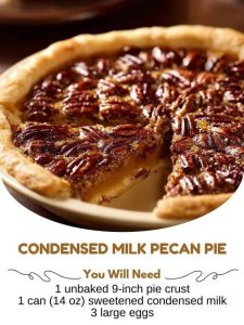 Condensed Milk Pecan Pie | Easy, Gooey, Rich & Southern Classic Dessert ...